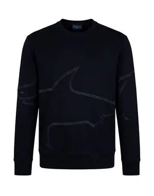 Paul & Shark Crewneck Sweatshirt With Appliqués