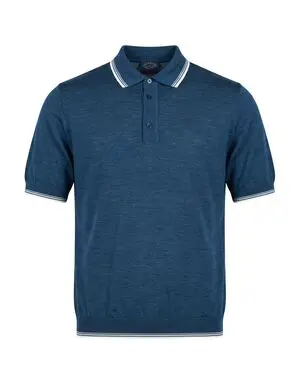 Paul & Shark Polo Shirt Size Virgin Wool, Silk
