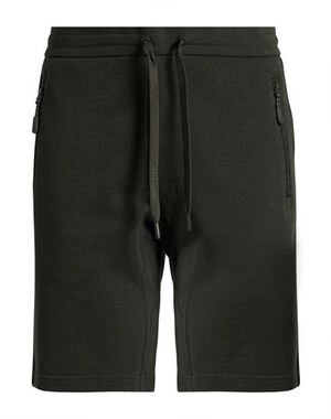 Armani Exchange French Terry Relaxed Fit Drawstring Waist Shorts - Green