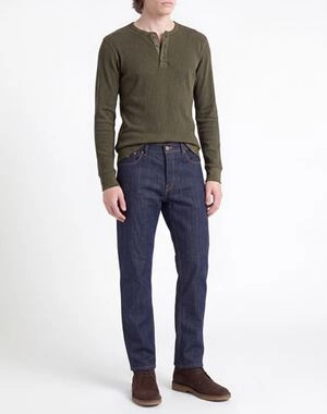 AERONAUTICA MILITARE Dark Wash Tapered Jeans