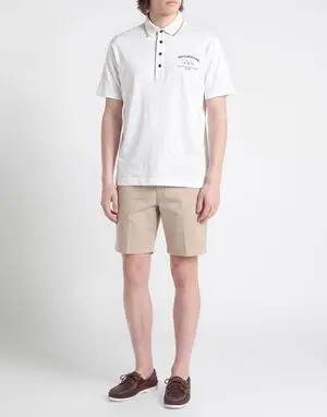 Paul & Shark Polo Shirt Size Cotton, Lyocell - White