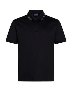 Paul & Shark Polo Shirt Size Cotton, Lyocell - Black