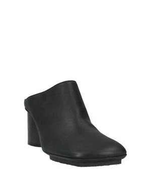 UMA WANG Calfskin Mules - Black
