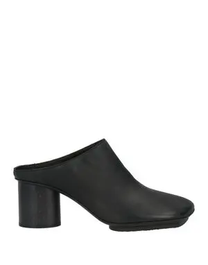 UMA WANG Calfskin Mules - Black