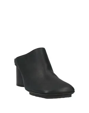 UMA WANG Calfskin Mules - Black