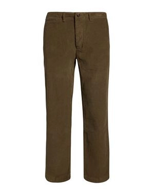 FAY ARCHIVE Ivory Cotton Corduroy Tailored Pants - Beige