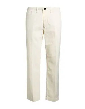 FAY ARCHIVE Pants Ivory Size Cotton - White