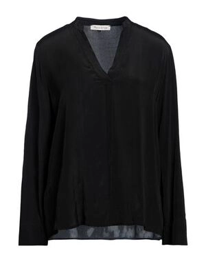 MANILA GRACE Top Size Viscose, Silk - Black