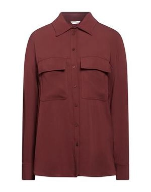 MANILA GRACE Long Sleeve Shirt With Crewneck And Pockets