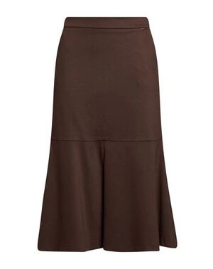 KAOS Midi Skirt Size Viscose, Polyamide, Elastane - Brown
