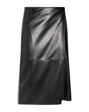KAOS Midi Skirt Size Polyester, Polyurethane - Black