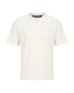 Palm Angels T-shirt Ivory Size Linen - White