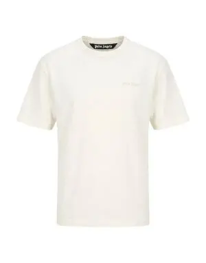 Palm Angels T-shirt Ivory Size Linen - White