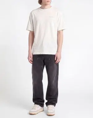 Palm Angels T-shirt Ivory Size Linen - White
