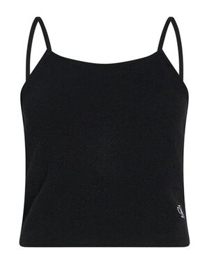 Calvin Klein Top Size Polyester, Cotton, Elastane - Black