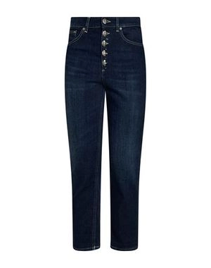 DONDUP Jeans Size Cotton, Elastomultiester, Elastane - Blue