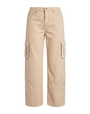 Calvin Klein Recycled Cotton Cargo Pants - Beige