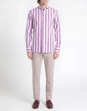 MOORER Shirt Size Cotton - Purple