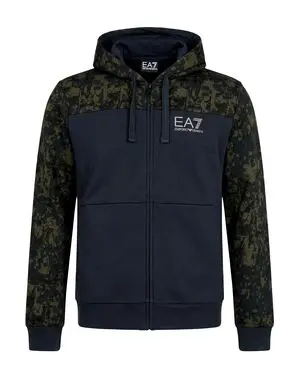 Emporio Armani Full Zip Camouflage Hoodie