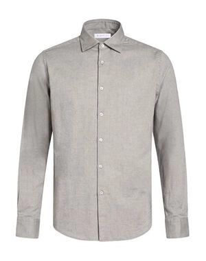 MANUEL RITZ Shirt Size Cotton, Elastane - Grey