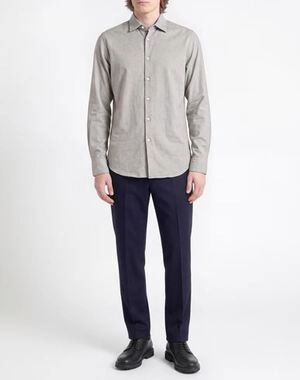 MANUEL RITZ Shirt Size Cotton, Elastane - Grey