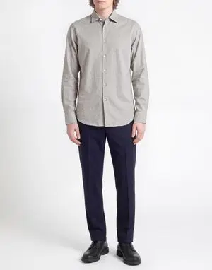 MANUEL RITZ Shirt Size Cotton, Elastane - Grey