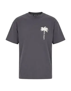 Palm Angels T-shirt Charcoal Size Cotton