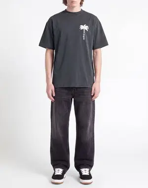 Palm Angels T-shirt Charcoal Size Cotton