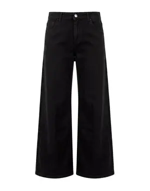 KAOS Wide-leg Cotton Jeans - Black