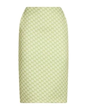 Elisabetta Franchi Midi Skirt Light Size Polyester, Elastane - Green