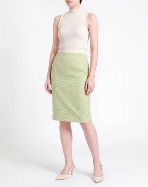 Elisabetta Franchi Midi Skirt Light Size Polyester, Elastane