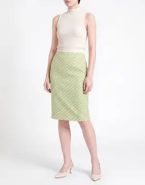 Elisabetta Franchi Midi Skirt Light Size Polyester, Elastane