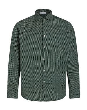 MANUEL RITZ Shirt Size Cotton, Elastane - Green