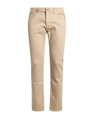 MANUEL RITZ Pants Sand Size Cotton, Elastane - Beige