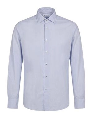 MANUEL RITZ Shirt Size Cotton - Sky Blue
