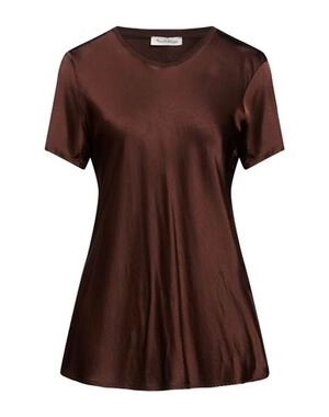 MANILA GRACE T-shirt Brick Size Viscose, Elastane - Brown