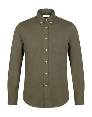 MANUEL RITZ Shirt Military Size Cotton - Green