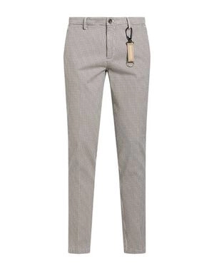 MANUEL RITZ Pants Size Cotton, Elastane - Grey