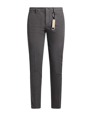 MANUEL RITZ Pants Size Cotton, Elastane - Grey