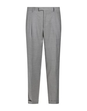 PAOLONI Pants Size Virgin Wool, Elastane - Light Grey
