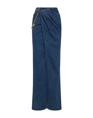 Elisabetta Franchi Denim Skirt Size Polyester, Cotton - Blue