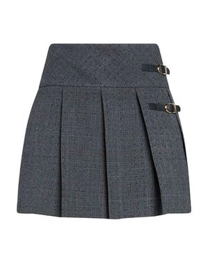 Sandro Mini Skirt Charcoal Size Polyester, Viscose, Elastane - Grey