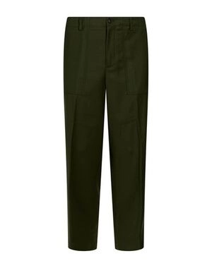 MANUEL RITZ Pants Size Virgin Wool, Elastane - Green