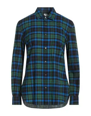 Aspesi Checked Cotton Shirt - Blue