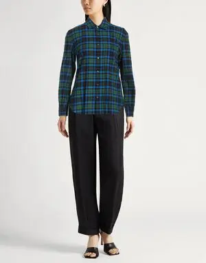 Aspesi Checked Cotton Shirt - Blue