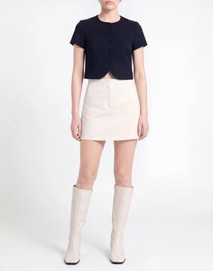 Sandro Cropped Crewneck Short Sleeve Top