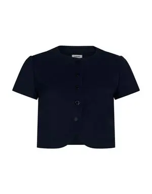 Sandro Cropped Crewneck Short Sleeve Top