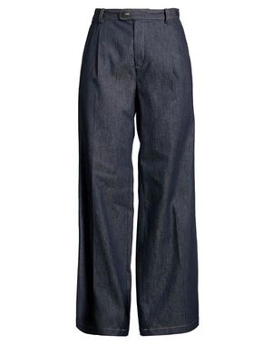 Sandro Pants Size Cotton - Blue