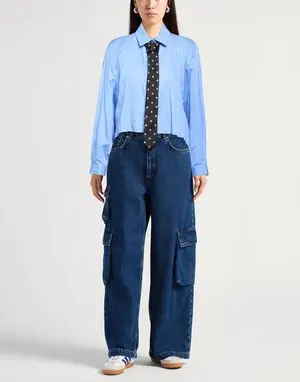 Sandro Cotton Shirt With Appliqué Detail