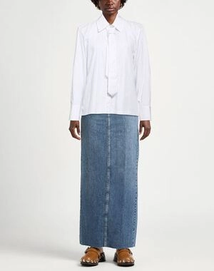 Sandro Striped Cotton Poplin Shirt With Embellishments